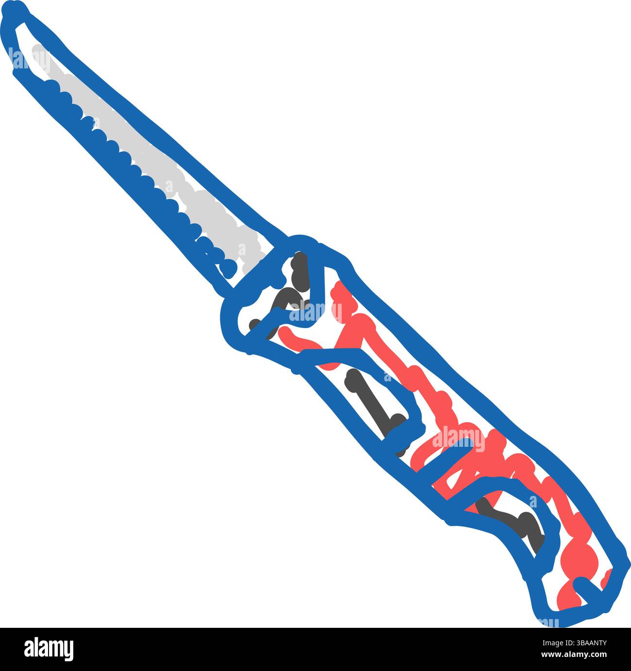 keyhole saw icon doodle illustration Stock Vector Image & Art - Alamy