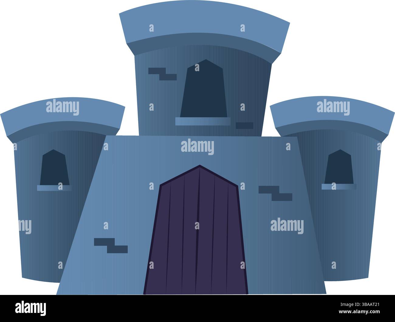 Cartoon medieval castle. Vector illustration Stock Vector Image & Art ...