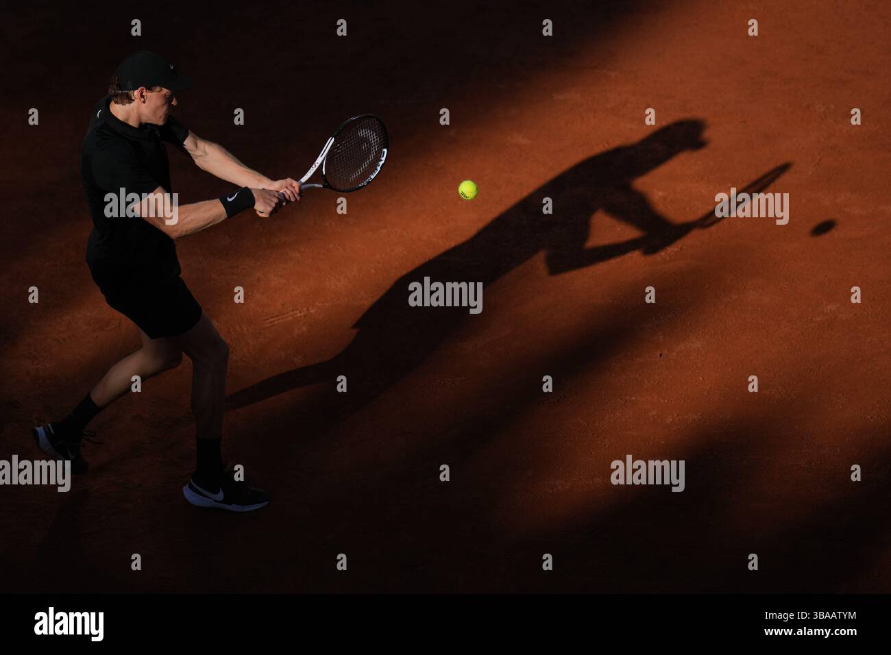 Roma, Italia. 12th May, 2025. Jannik Sinner (ITA)during the 3th round ...