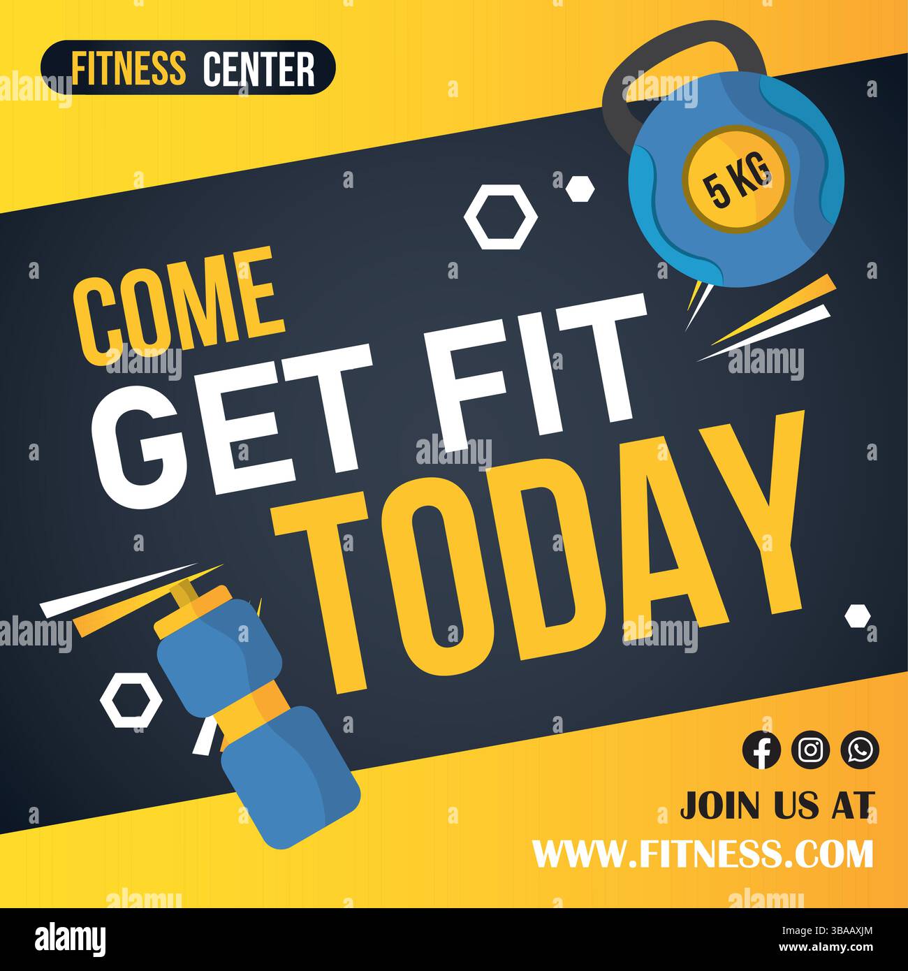 Motivational gym poster Inpirational banner Vector illustration Stock ...
