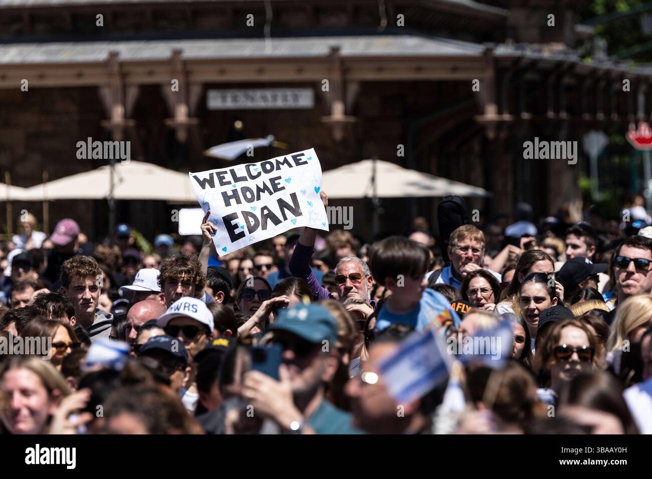People gathered in Huyler Park celebrate the release of American ...