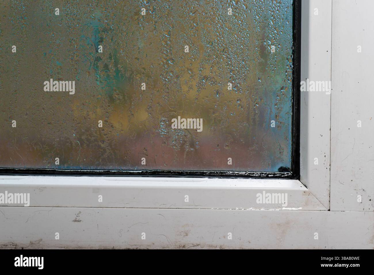 condensation on the plastic window Stock Photo - Alamy