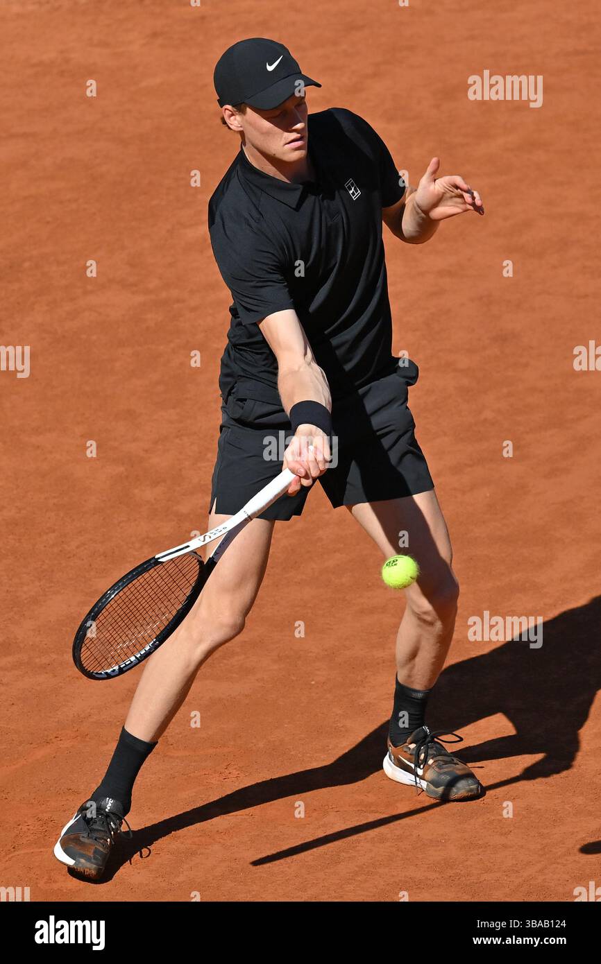 Rome, Italy. 12th May, 2025. Jannik Sinner during the Internazionali ...