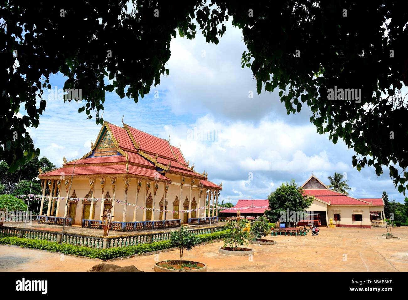 Temples in Sen Monorom, Mondulkiri, Cambodia Stock Photo - Alamy