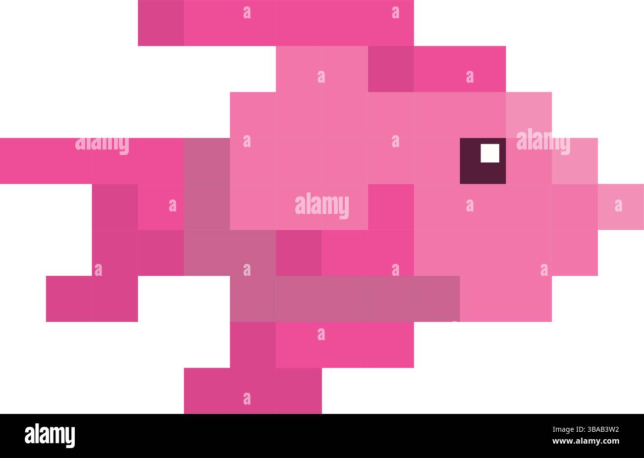 Isolated colored pixelated fish icon Vector illustration Stock Vector ...