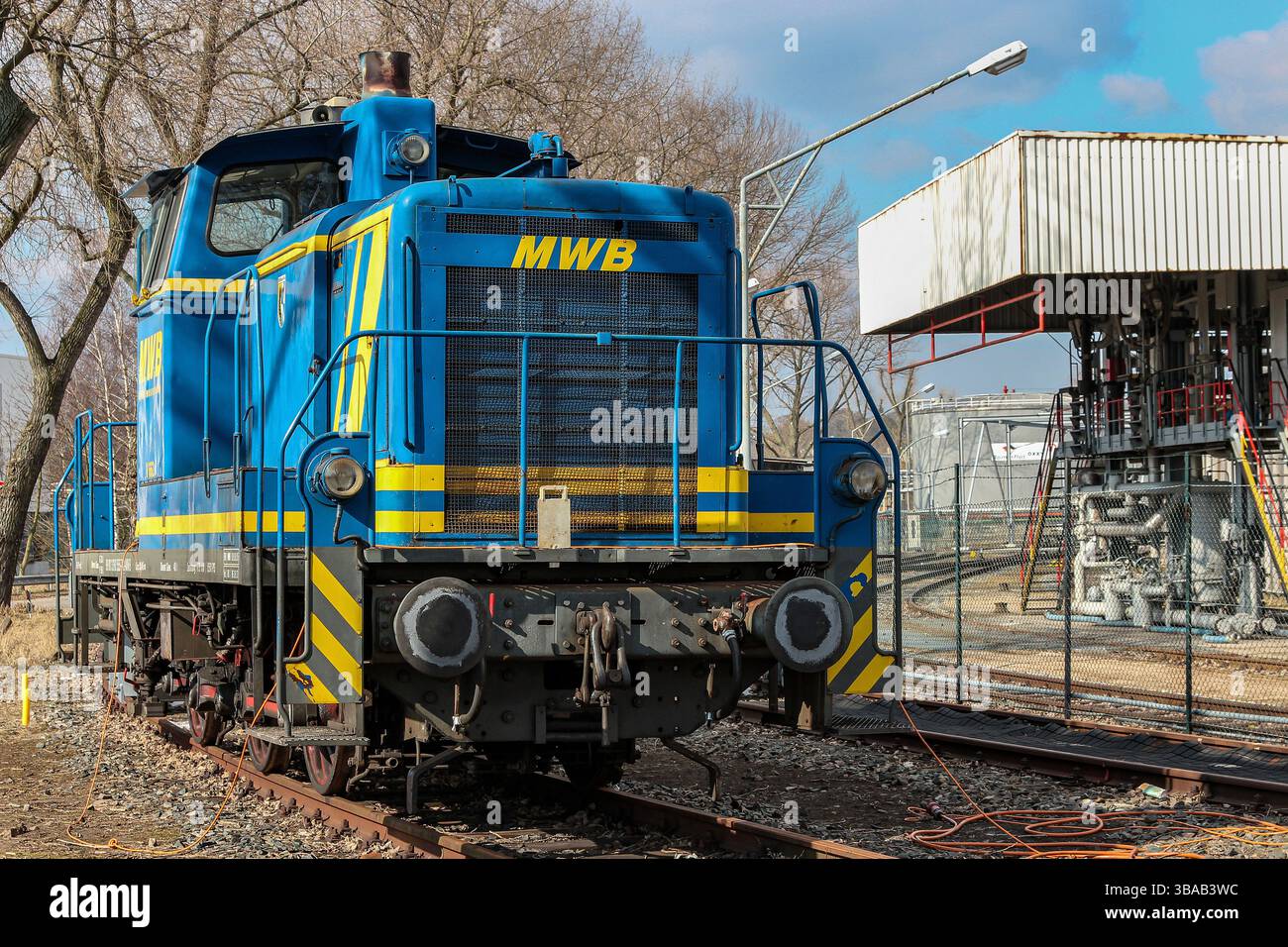 MWB Mittelweserbahn V662 switcher locomotive Stock Photo - Alamy