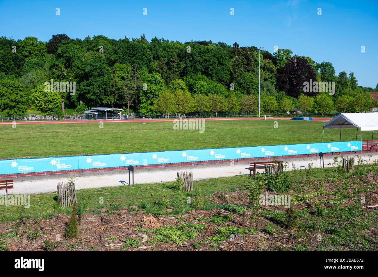 The Province recreation and sports domain of Huizingen, Flemish Brabant ...