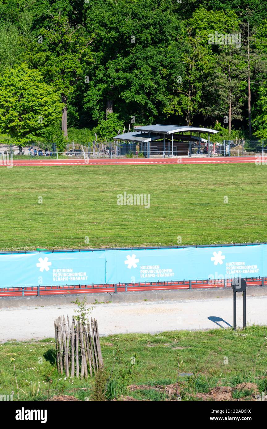 The Province recreation and sports domain of Huizingen, Flemish Brabant ...