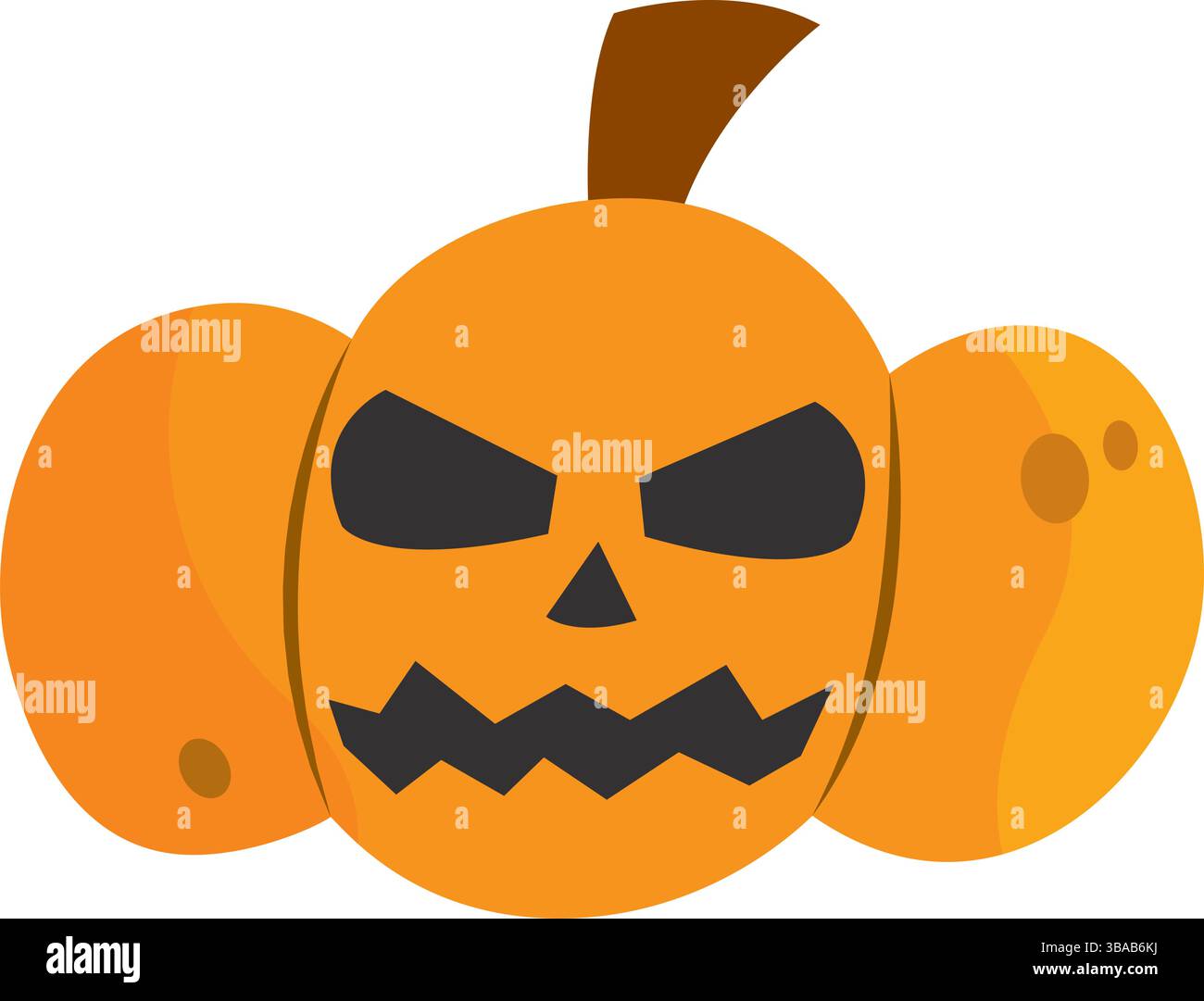 Isolated cute avatar of a pumpkin costume character Vector illustration ...