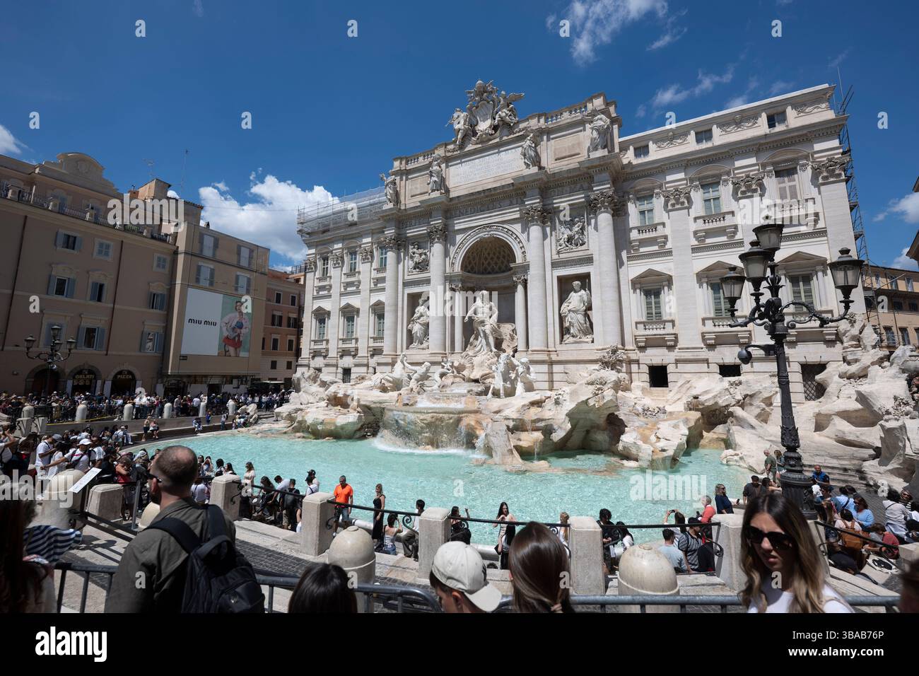 Rom, Italy. 10th May, 2025. The Trevi Fountain (Fontana di Trevi ...