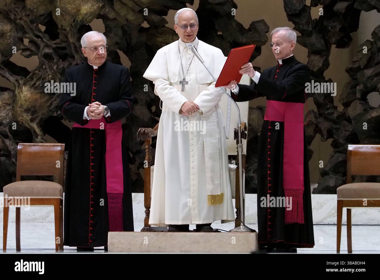 Roma, Italy. 12th May, 2025. Robert Francis Prevost "Pope Leo XIV ...