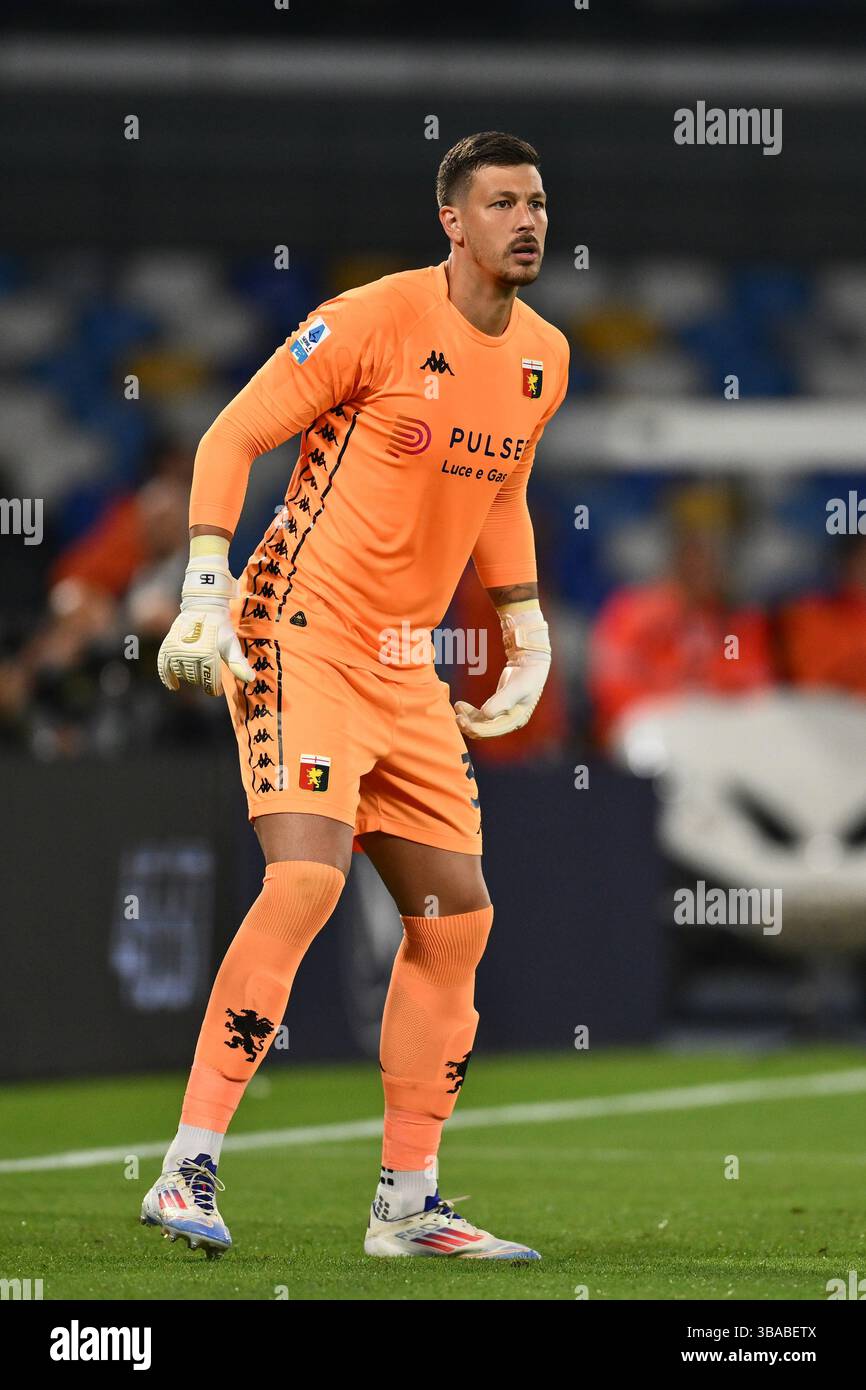 Benjamin Siegrist of Genoa C.F.C. participates in the 36th day of the ...