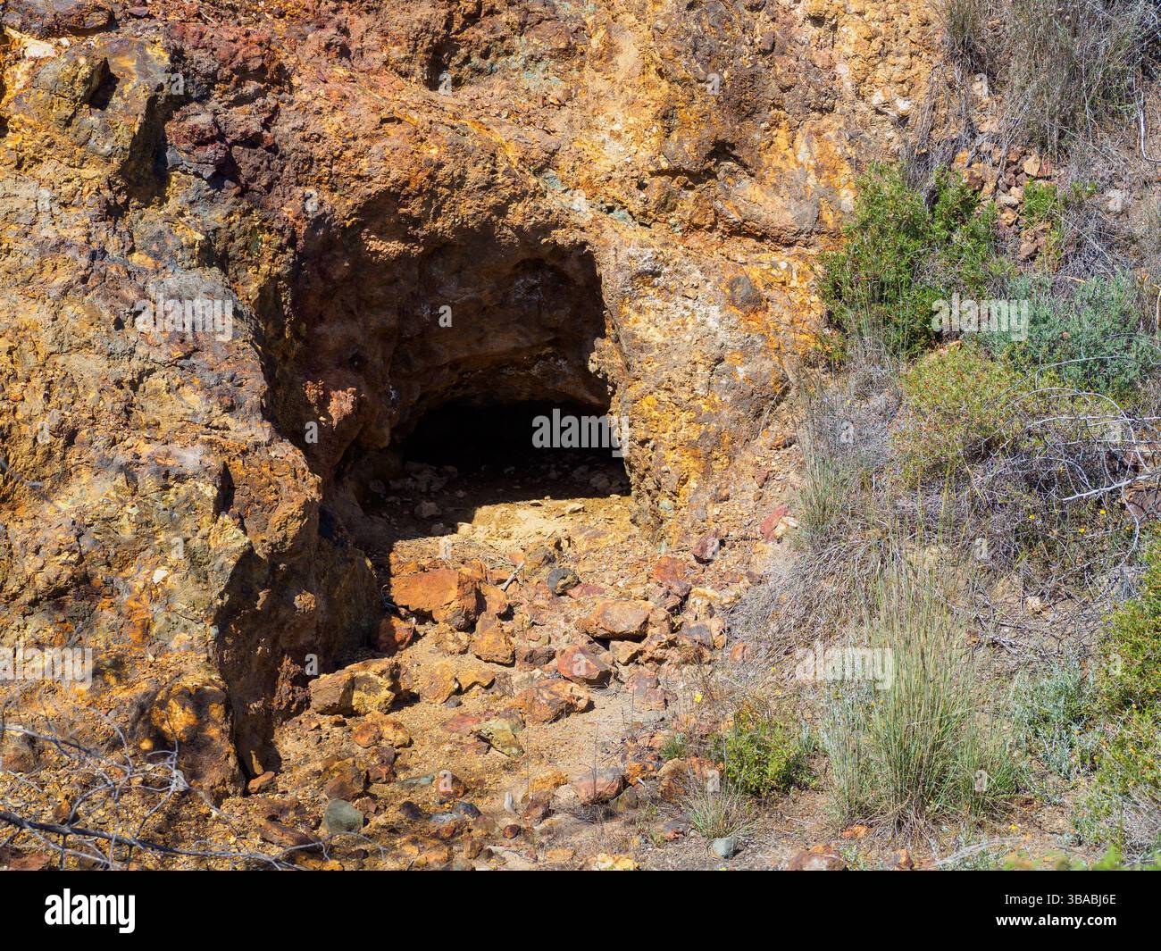 Almyras archaeological site, Iron age copper smelting site, Troodos ...