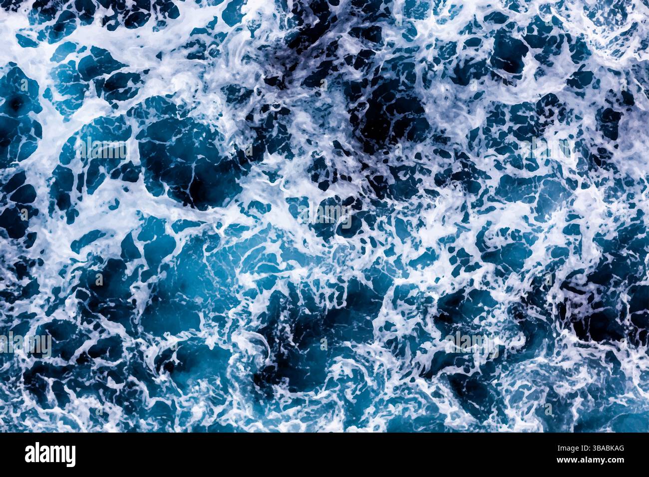 Amazing crystal blue water nature Stock Vector Images - Alamy