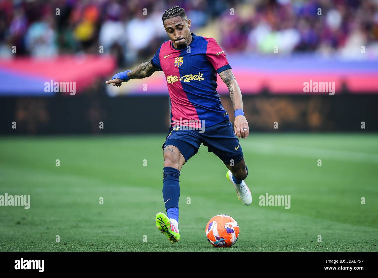 Raphael DIAS BELLOLI (Raphinha) of Barcelona during the Spanish ...