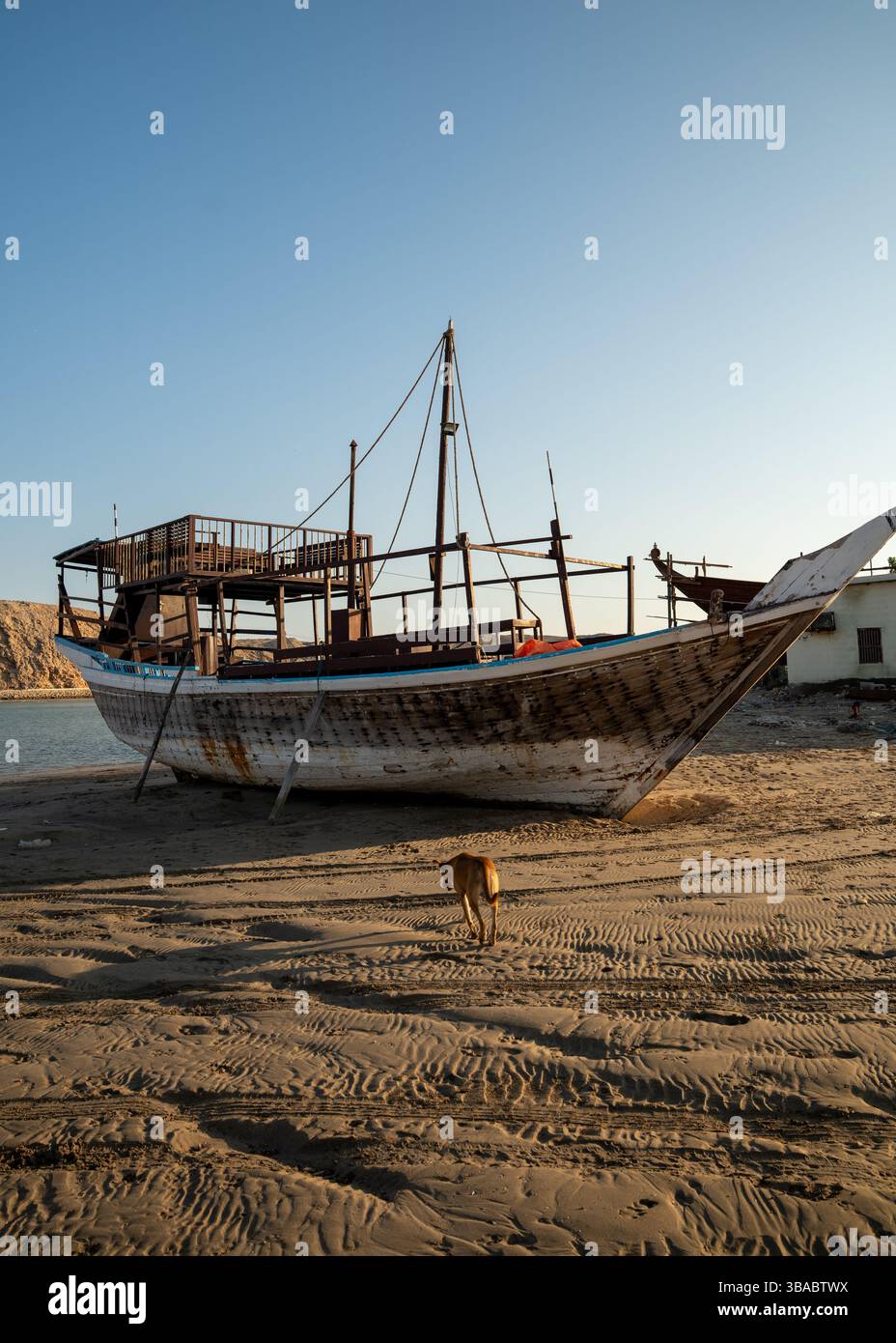 The dhow boat factory in Sur, Oman, is a fascinating site where ...