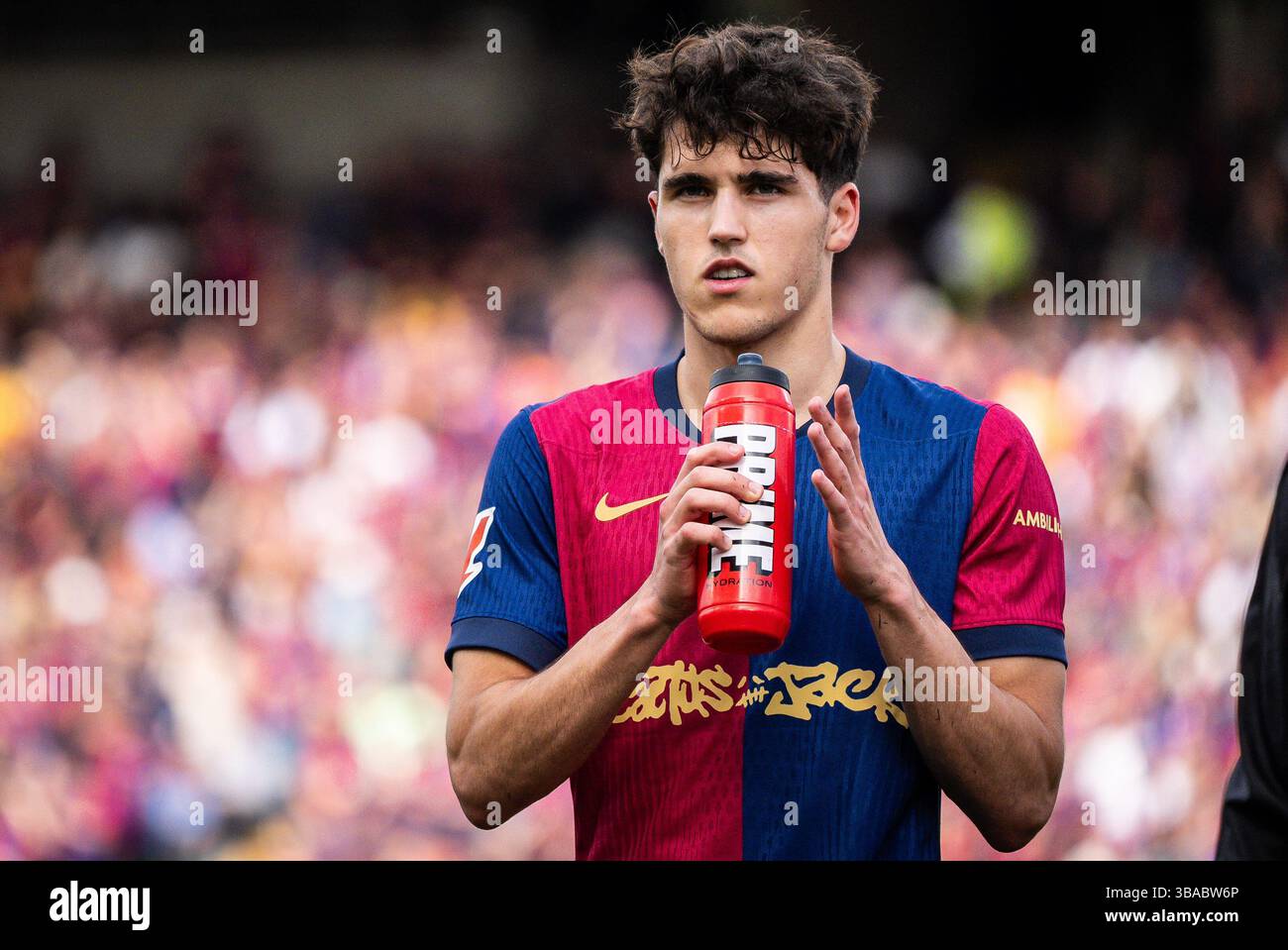 Pau CUBARSI of Barcelona during the Spanish championship La Liga football match between FC ...