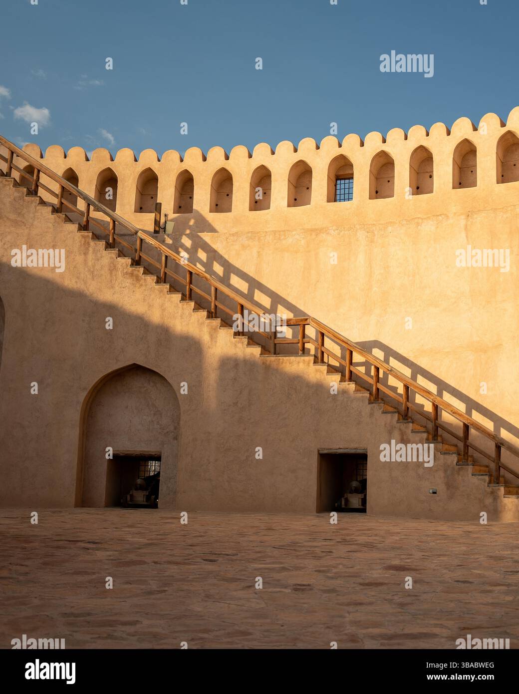 Nizwa Fort is a historic landmark in Oman, showcasing impressive ...