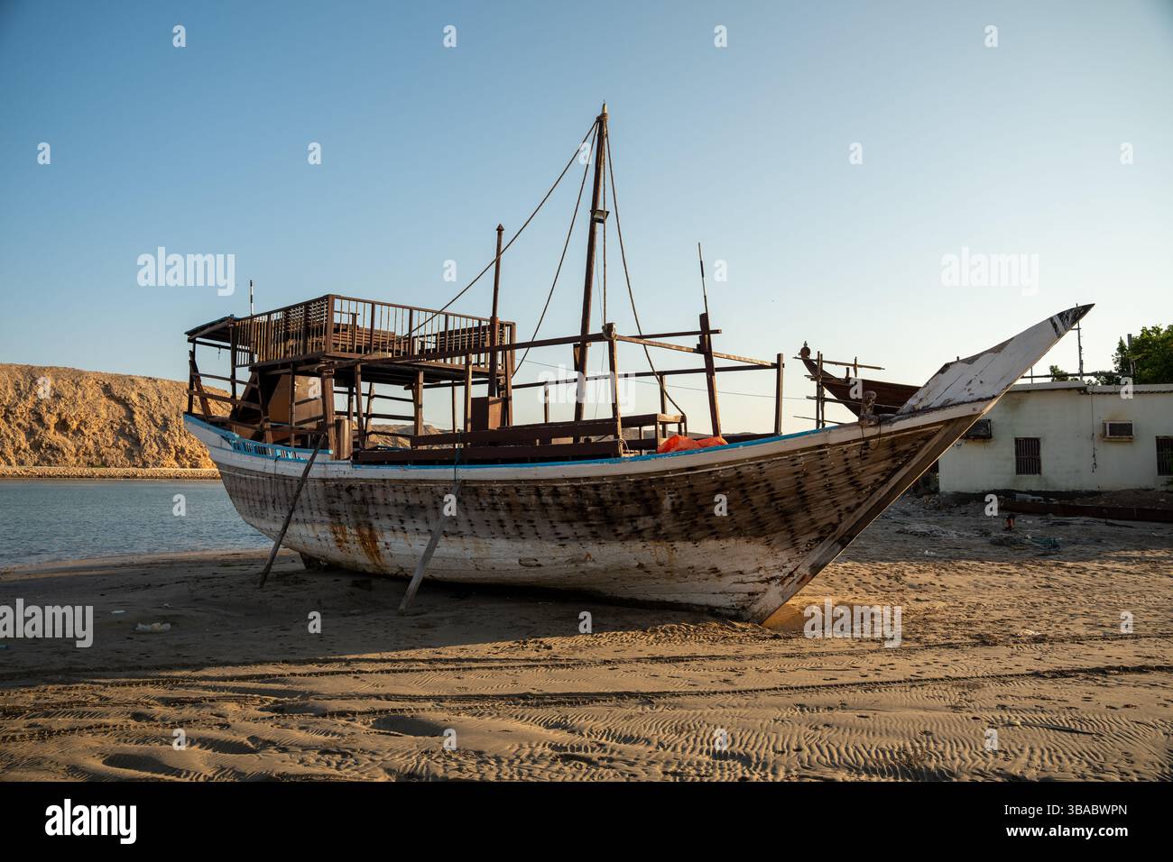 The dhow boat factory in Sur, Oman, is a fascinating site where ...