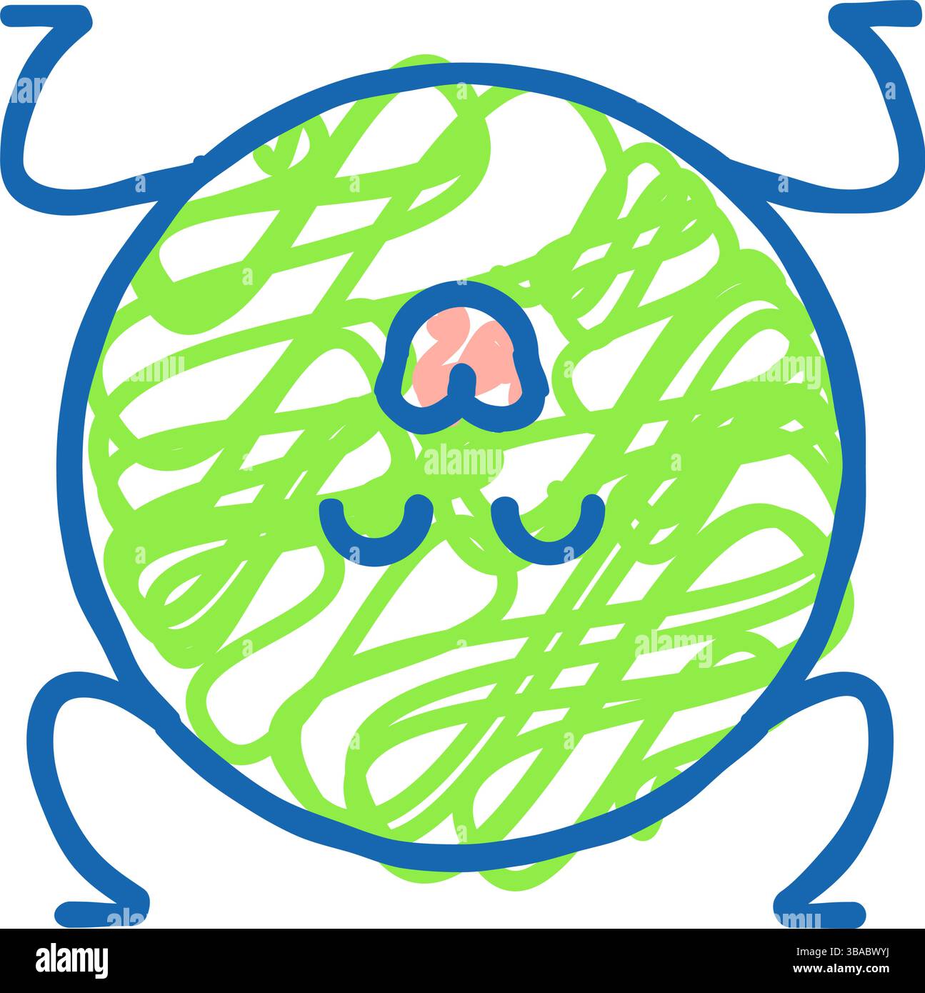 Circle math character preschool Stock Vector Images - Alamy