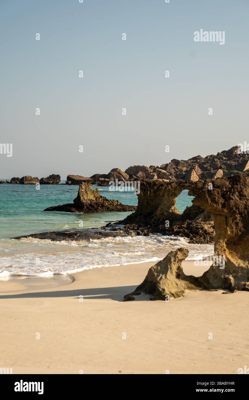 Fazayah Beach, located in Oman, is a hidden gem with its crystal-clear ...