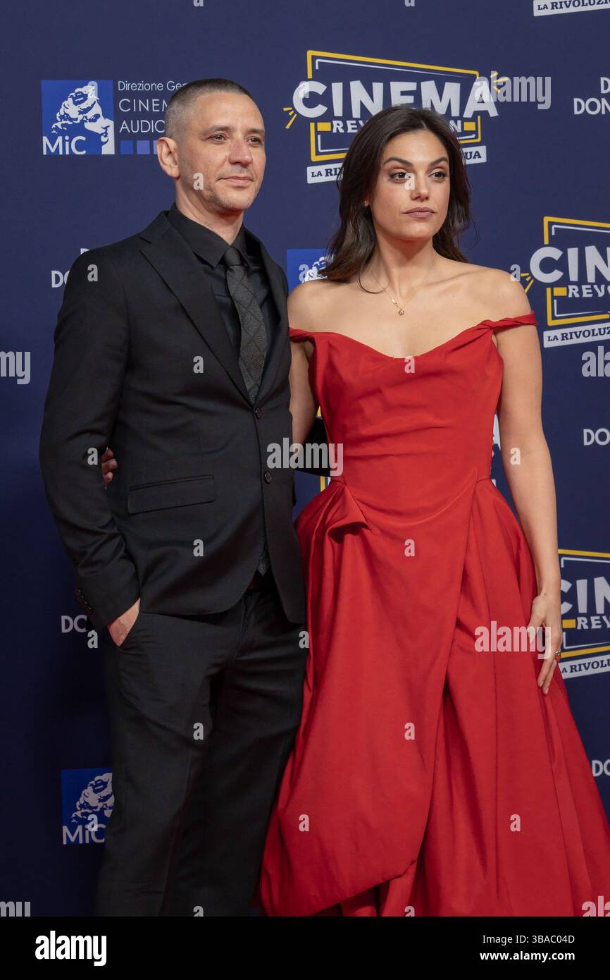 Rome, Italy. 07th May, 2025. 5/7/2025 Davide Pavanello and Margherita ...