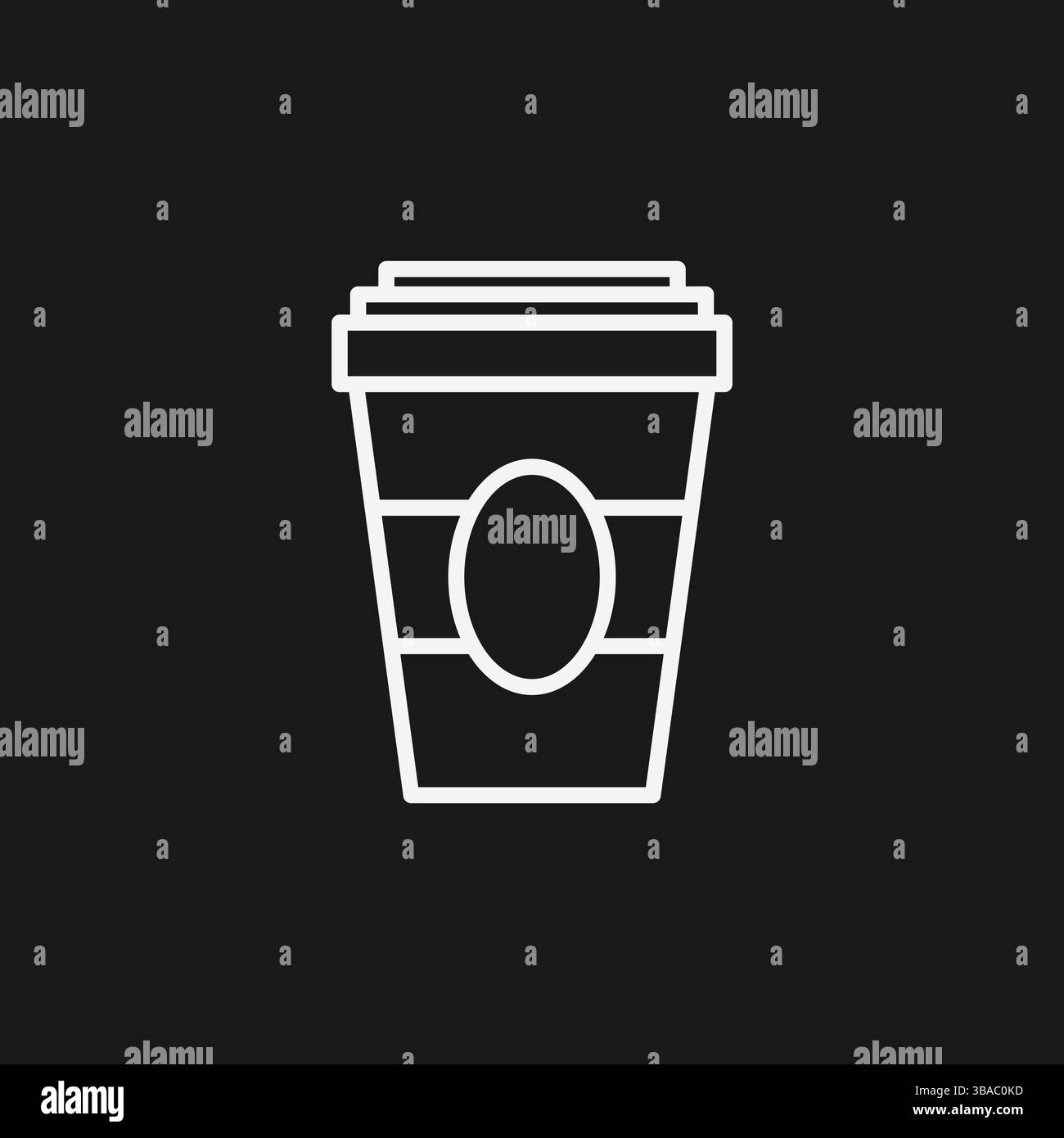 Serving cup black coffee on Black and White Stock Photos & Images - Alamy
