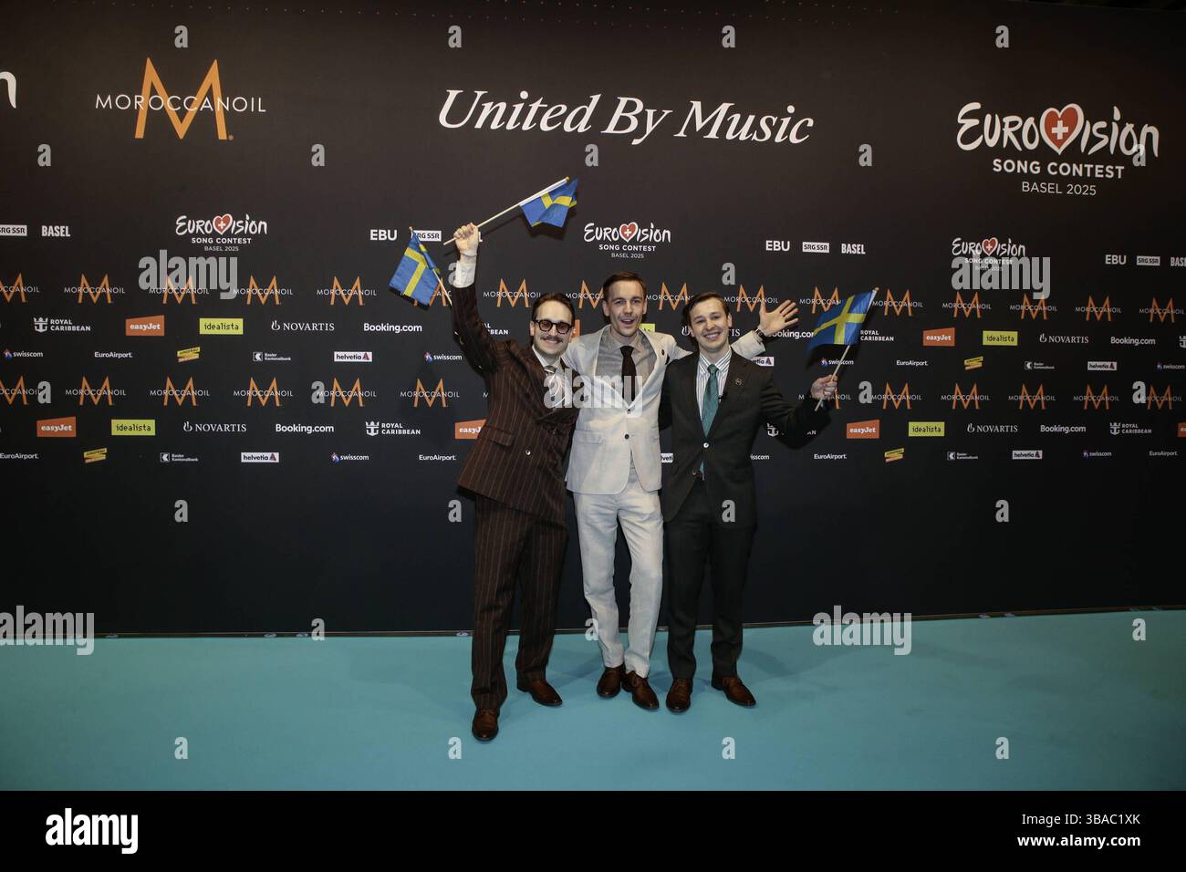 Music Concert - Eurovision Song Contest Turquoise carpet KAJ of Sweden ...