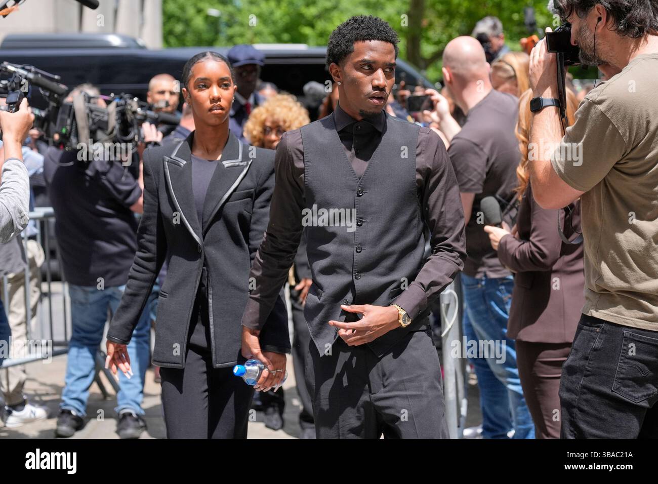 Family and supporters of Sean "Diddy" Combs, including his son King ...