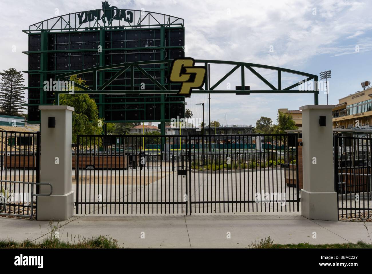 Football stadium at California State Polytechnic University Stock Photo ...