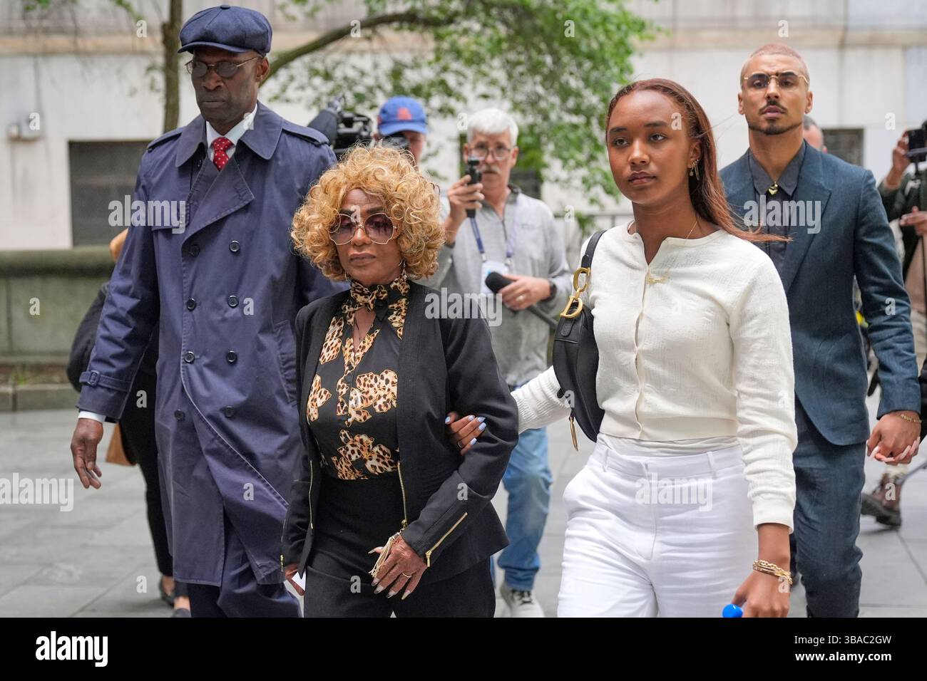 Family and supporters of Sean "Diddy" Combs, including his mother ...
