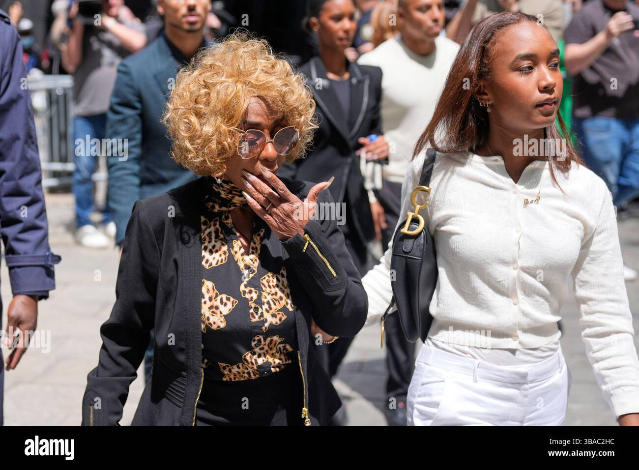 Family and supporters of Sean "Diddy" Combs, including his mother ...
