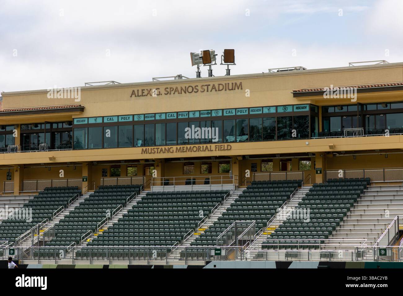 Football stadium at California State Polytechnic University Stock Photo ...