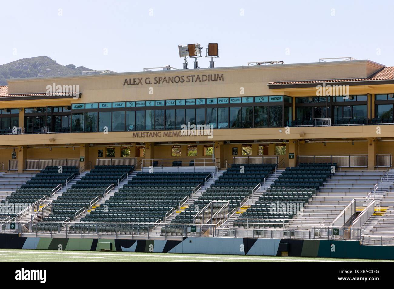 San Luis Obispo, CA - May 3 2025: Mustang Memorial Stadium on the ...