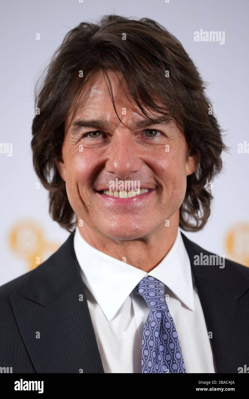 Tom Cruise, US actor and film producer arrives to attend the British ...