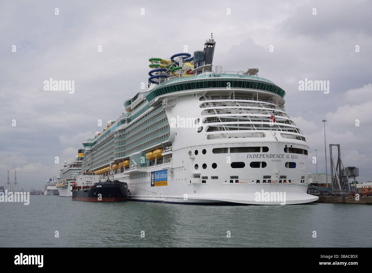 Royal Caribbean vessel Independence of the Seas docked at port of ...