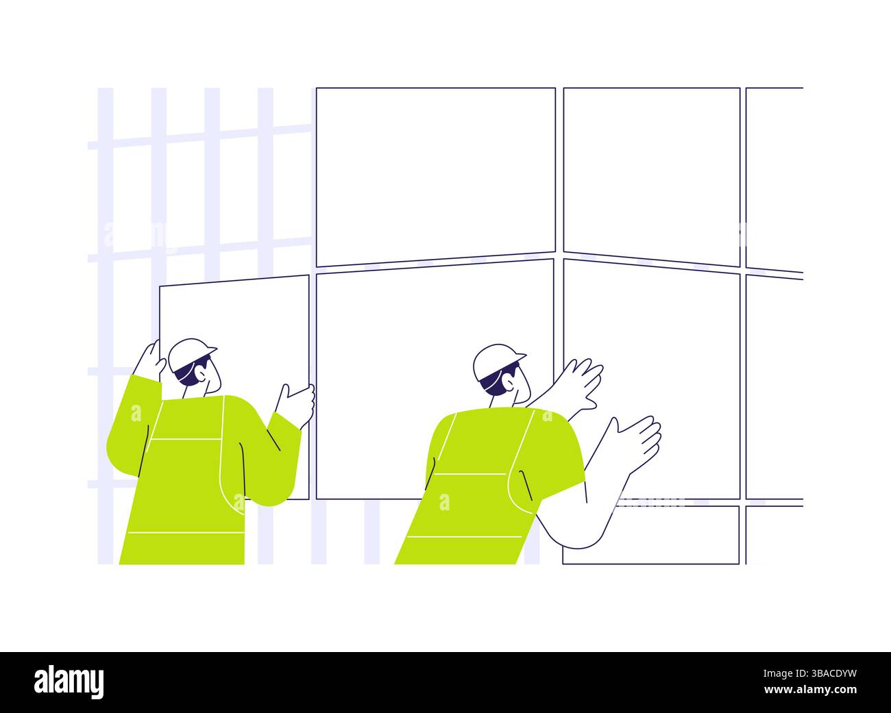 Cladding system abstract concept vector illustration Stock Vector Image ...