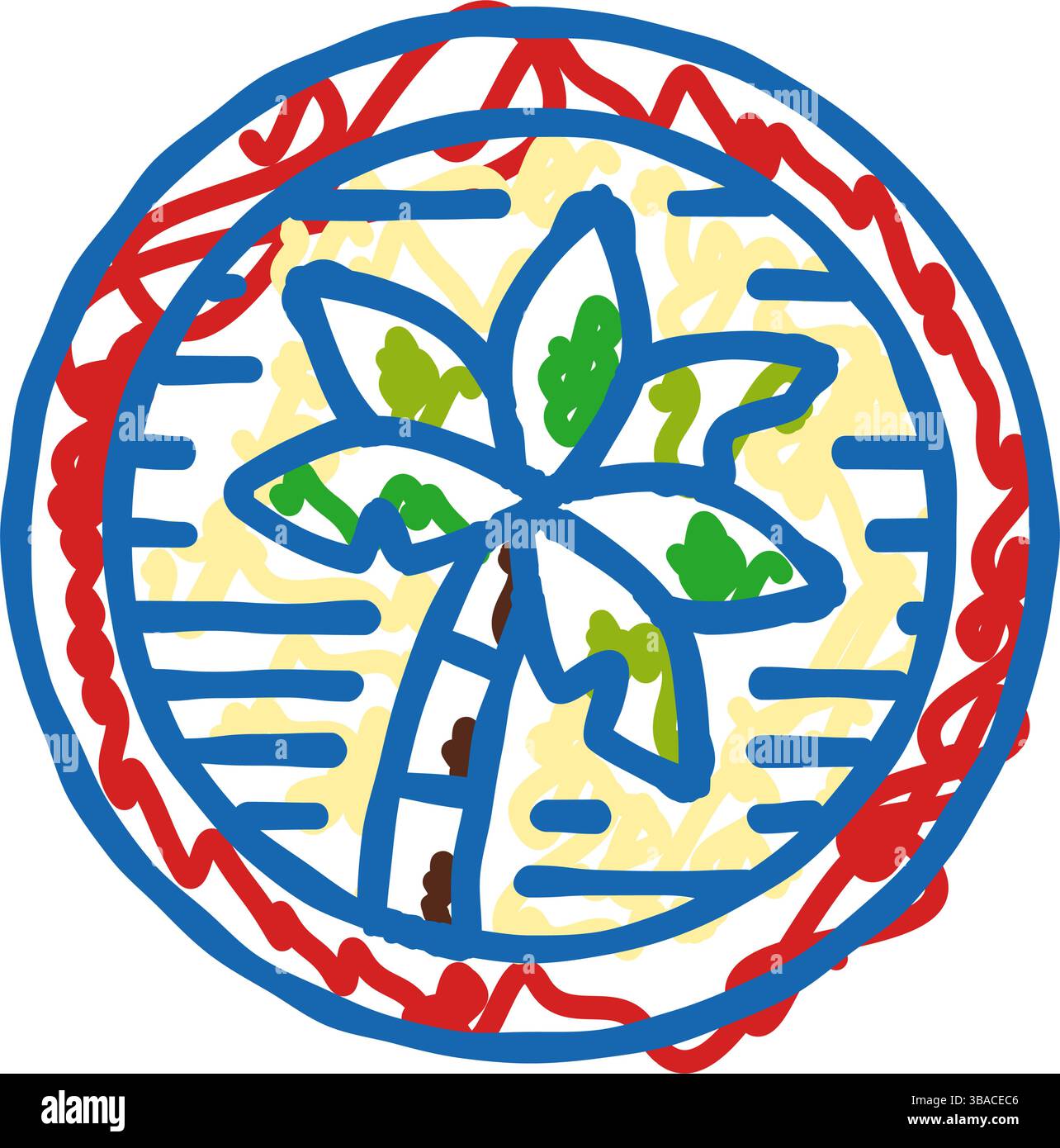 natural palm oil icon doodle illustration Stock Vector Image & Art - Alamy