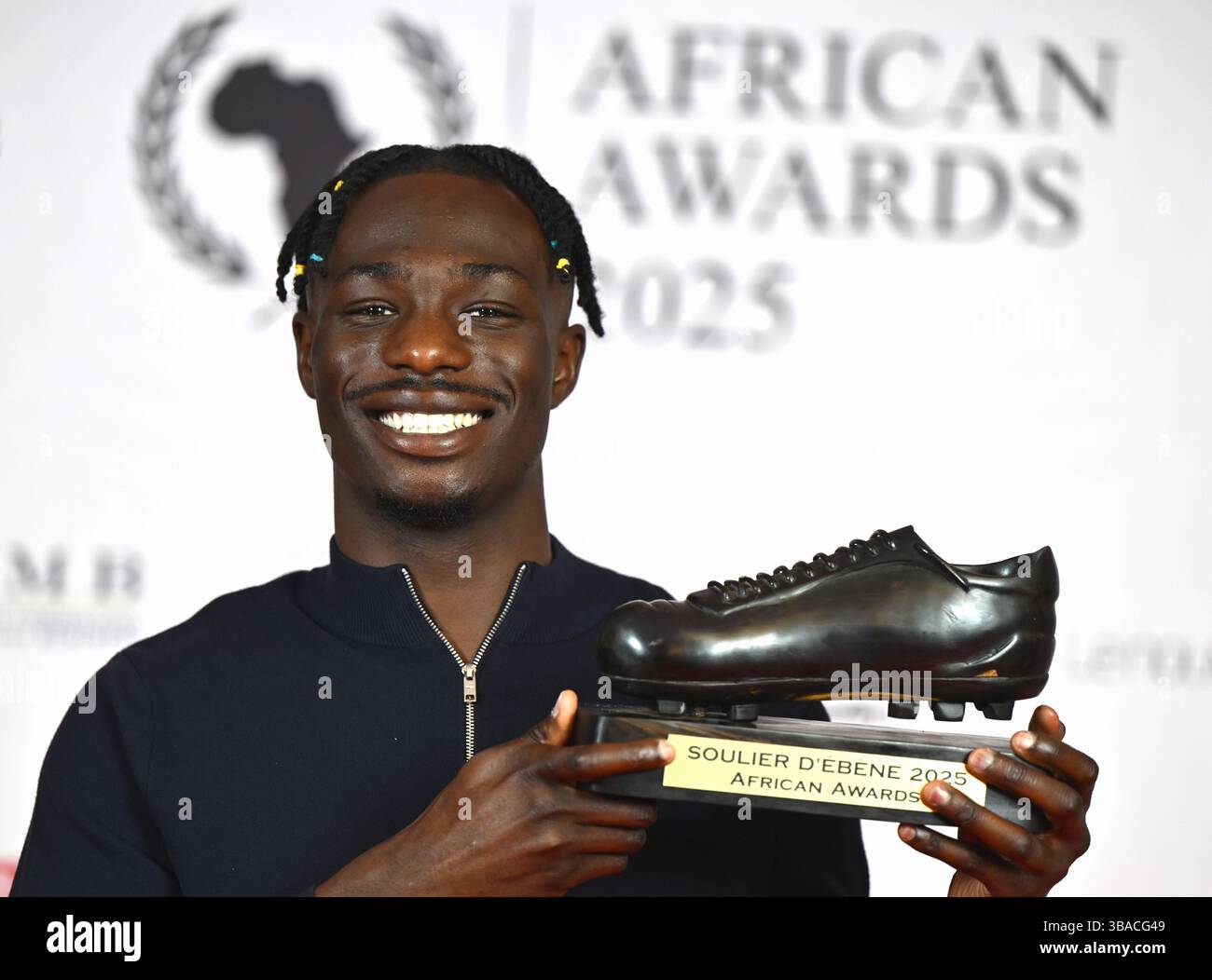Brussels, Belgium. 12th May, 2025. Union's Promise David poses for the ...