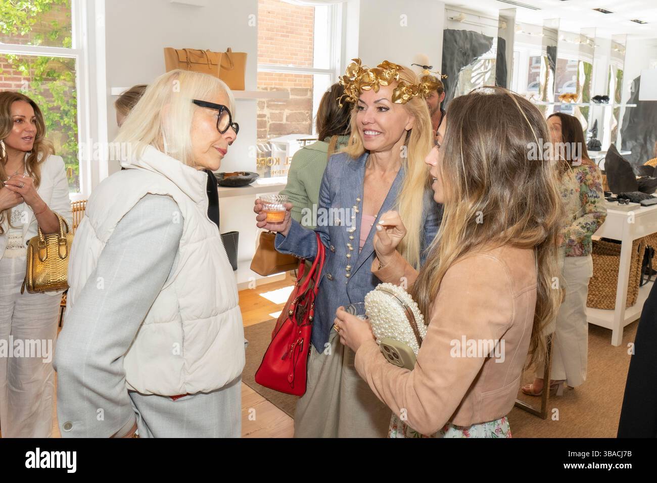 attends the American Heart Association Sip and Shop event featuring ...