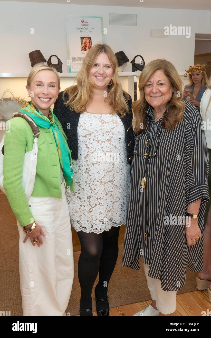 Guest, Jessica Mackin-Cipro and Fern Mallis attends the American Heart ...