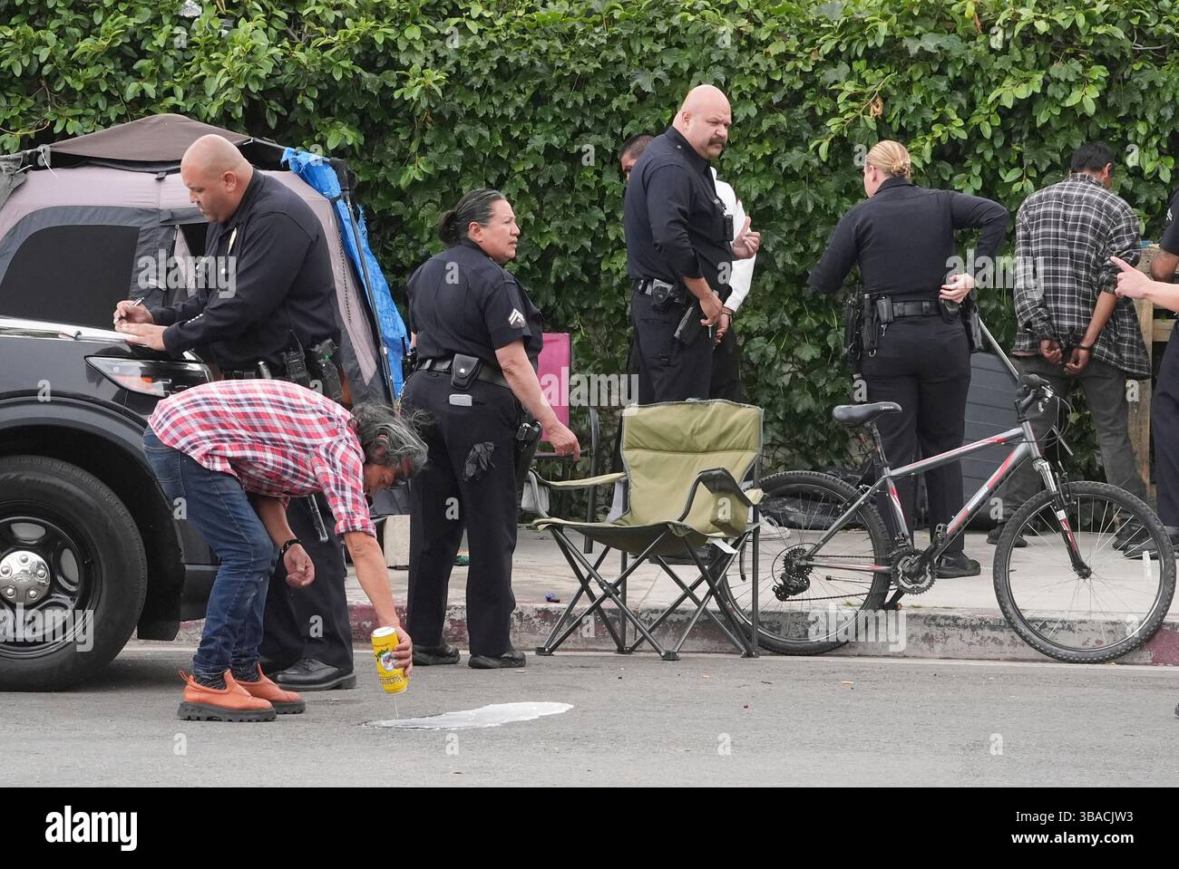 Two people are cited for drinking in public at a homeless encampment ...