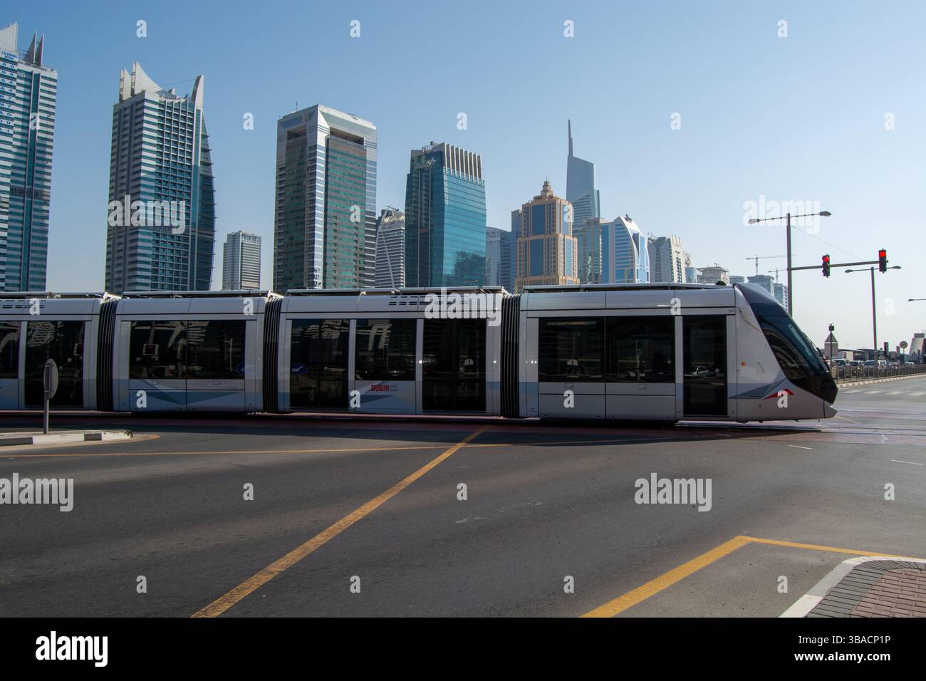 Modern tram navigating through hi-res stock photography and images - Alamy