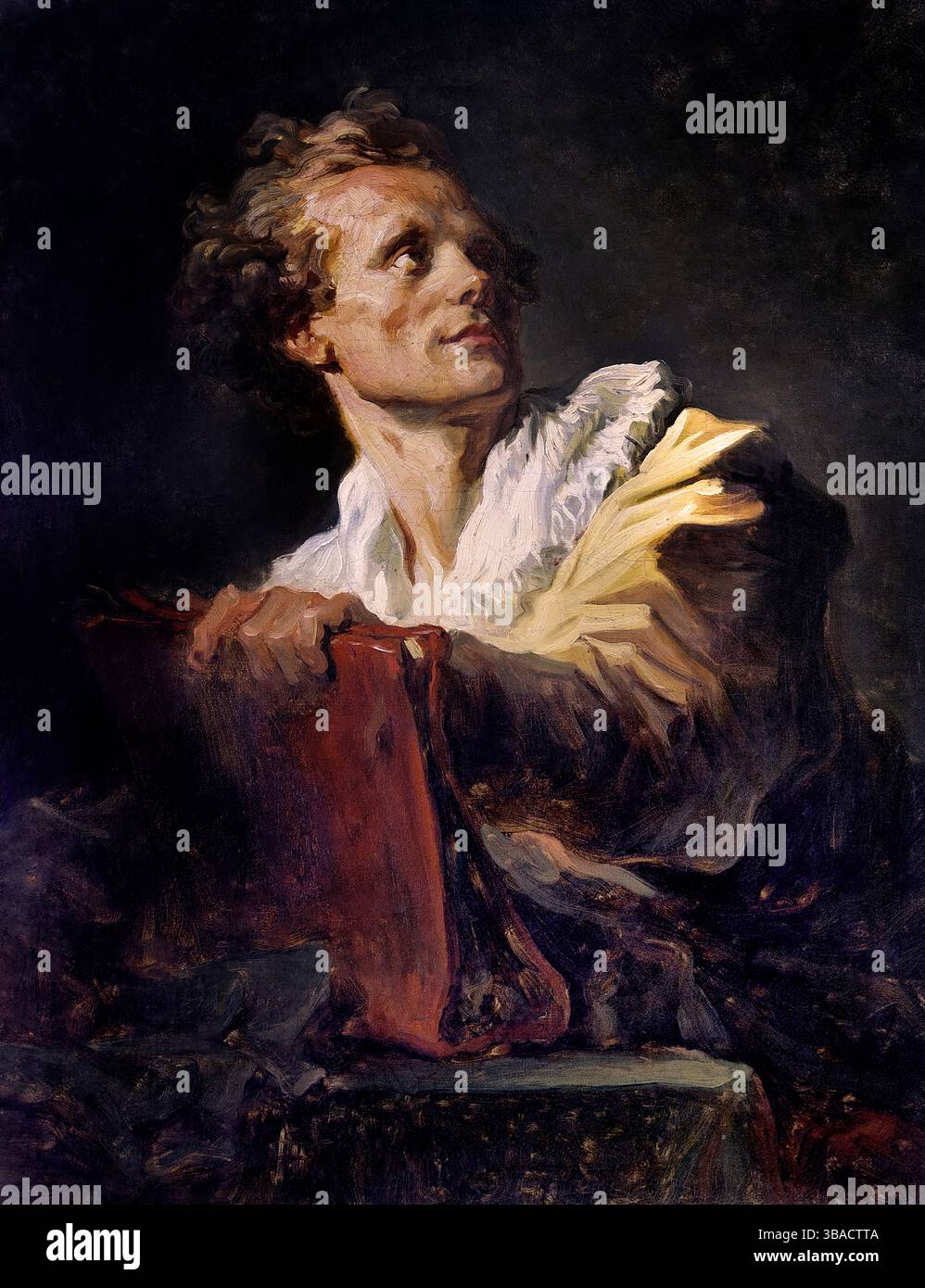 Portrait d'un jeune artiste - Portrait of a young artist 1769 by Jean ...