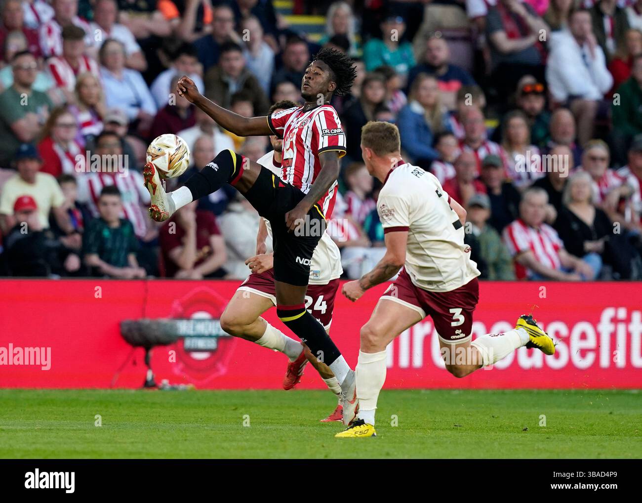 Sheffield, UK. 12th May, 2025. Andre Brooks of Sheffield United during ...