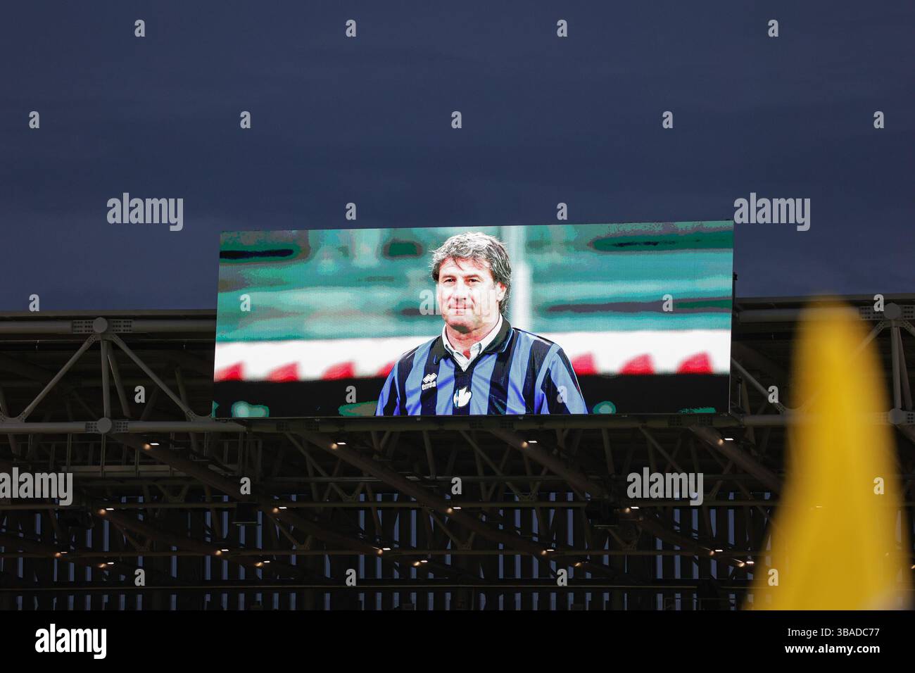 Minute of silence in memory of Garlini during the Serie A Enilive 2024/ ...