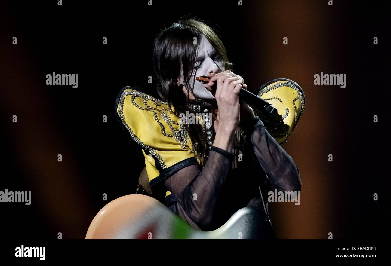 Basel, Switzerland. 12th May, 2025. BASEL - Lucio Corsit for Italy ...