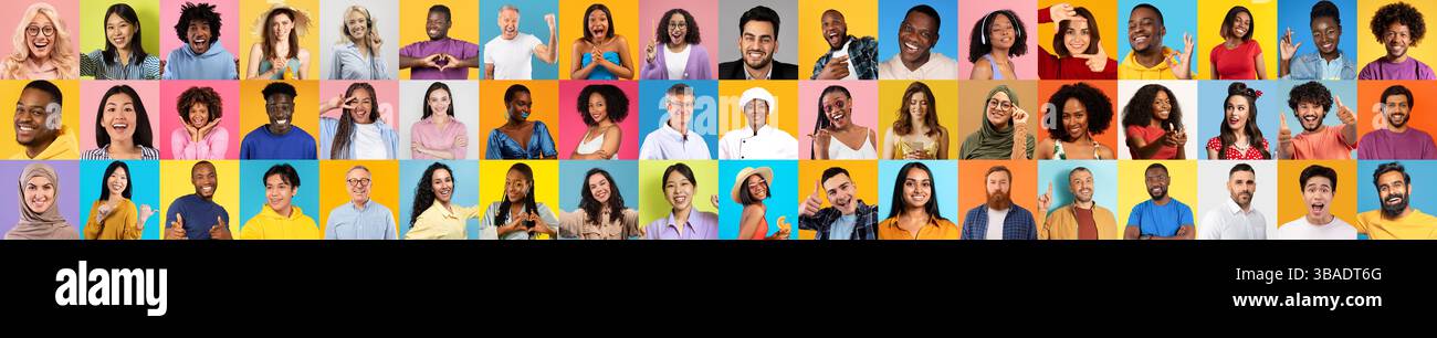 Celebrating diversity through vibrant portraits of multiracial ...