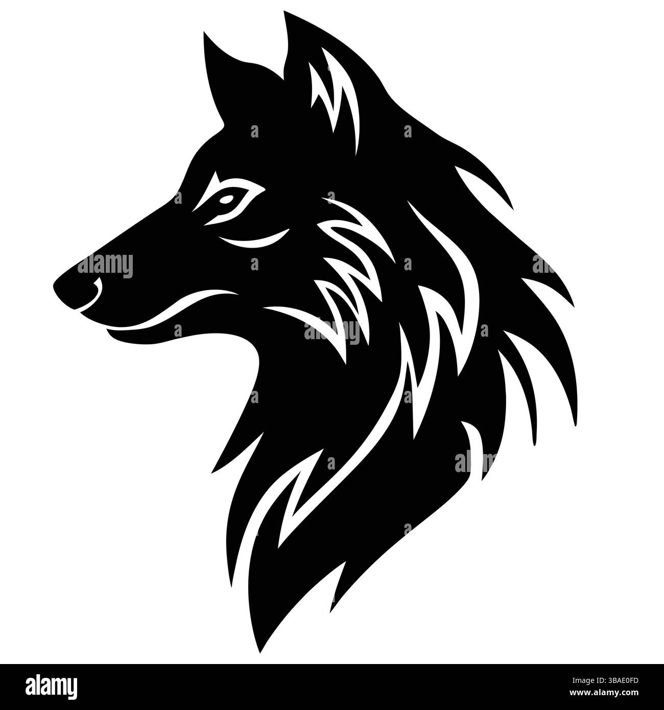 Wolf Logo Vector Fierce and Versatile Designs Stock Vector Image & Art ...