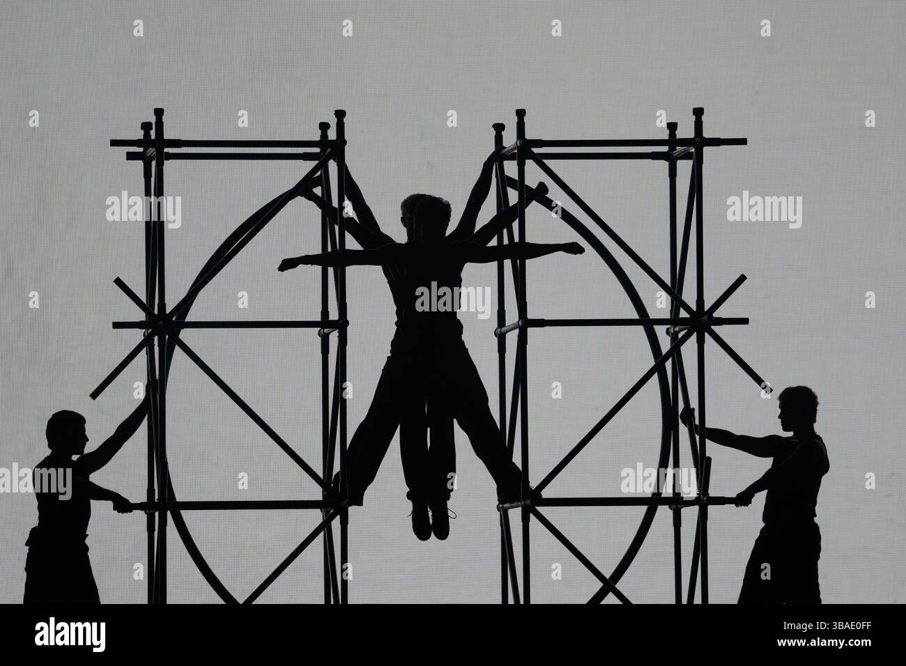 Theo Evan from Cyprus performs the song "Shh" during the dress ...